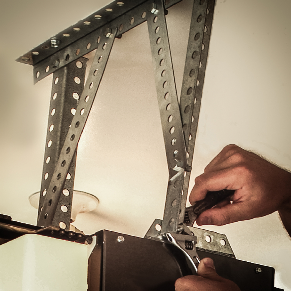 Perforated Angle | GarageWorks Steel | Acme Manufacturing Co.